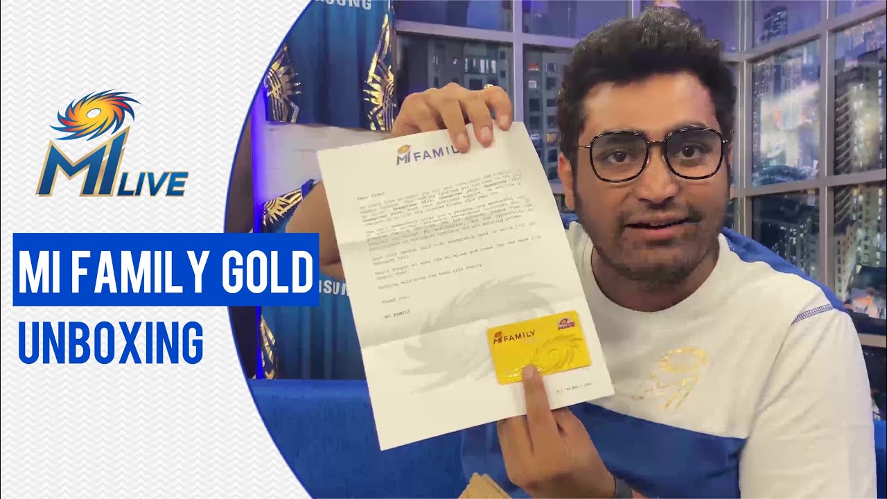 Viraj unboxes the MI Family Gold Membership | गोल्ड उन्बॉक्सिंग ...