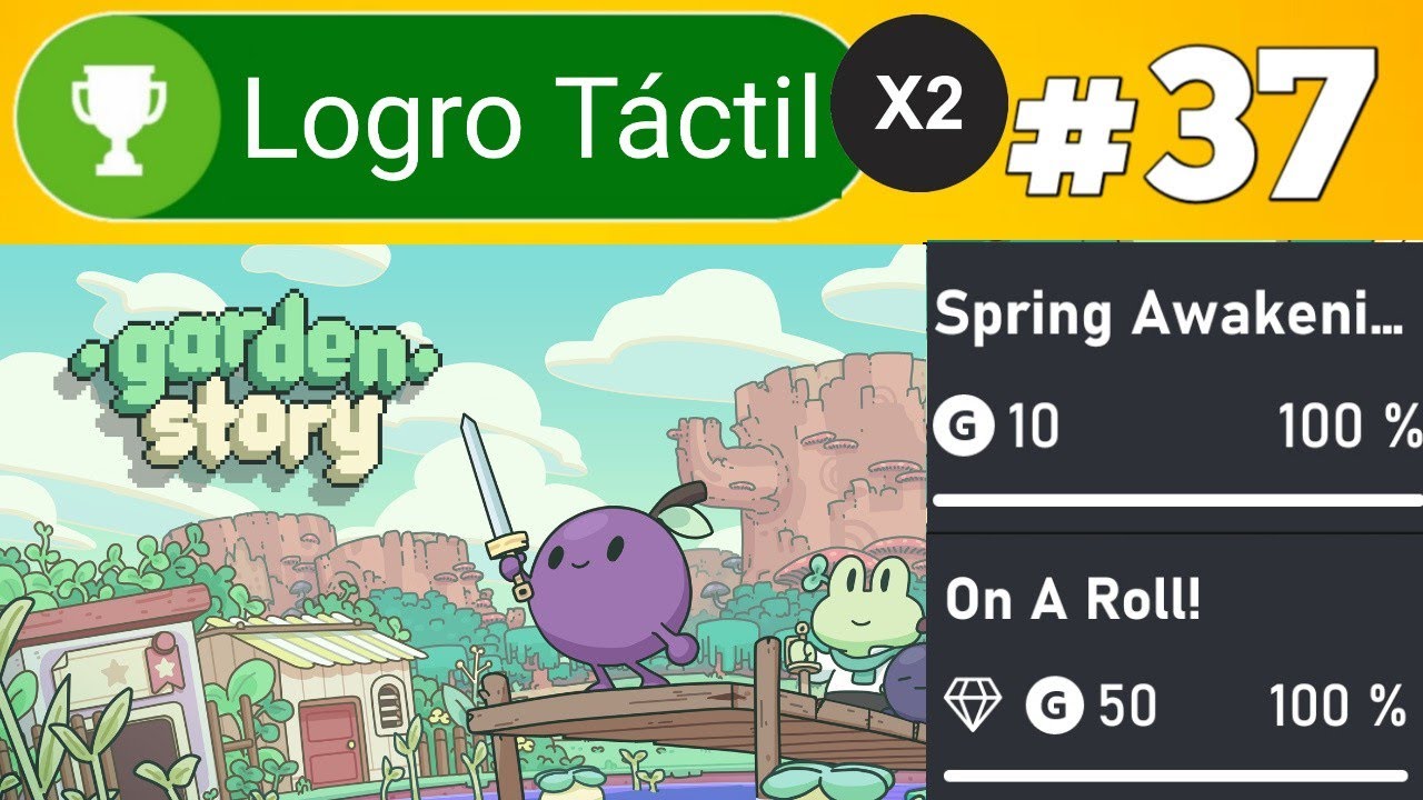 🏆LOGRO FACIL TACTIL #37(X2)👆 GARDEN STORY: On a Roll - Spring Awakening - YouTube