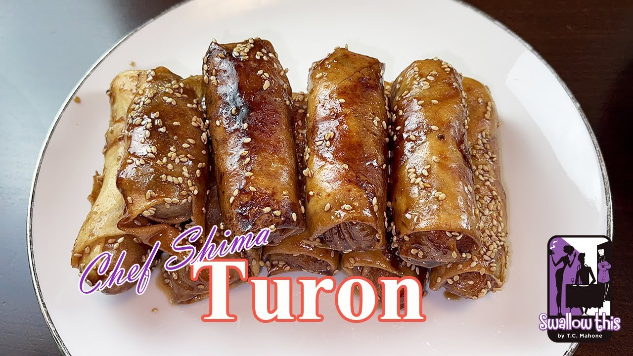 How to Make Turon with a Sugar Glaze - YouTube