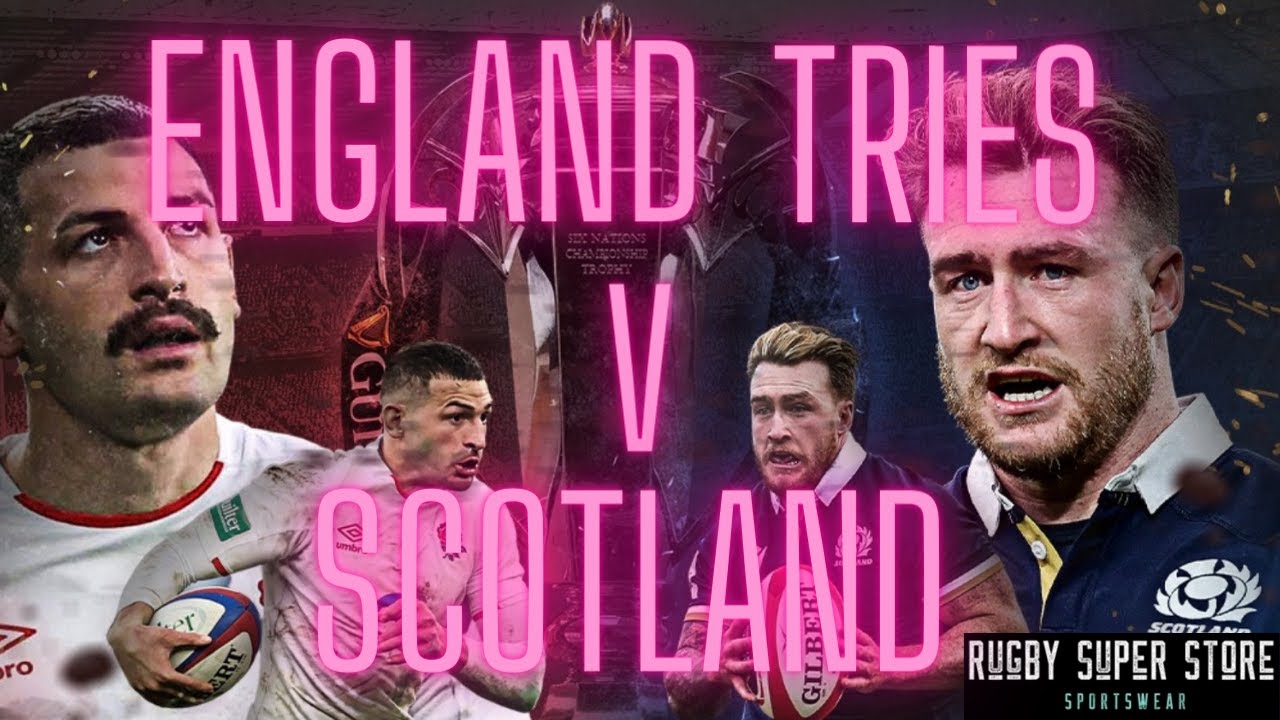 ENGLAND RUGBY TRIES V SCOTLAND RUGBY PAST 5YRS. - YouTube