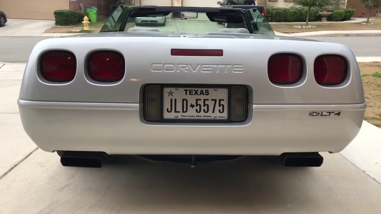 Modified C4 Corvette 440 hp - YouTube