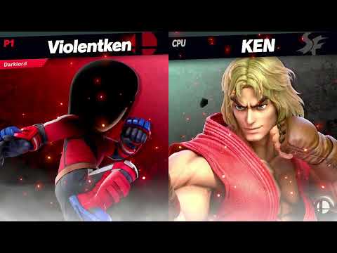 Super smash bros Ultimate Violent ken vs Ken - YouTube