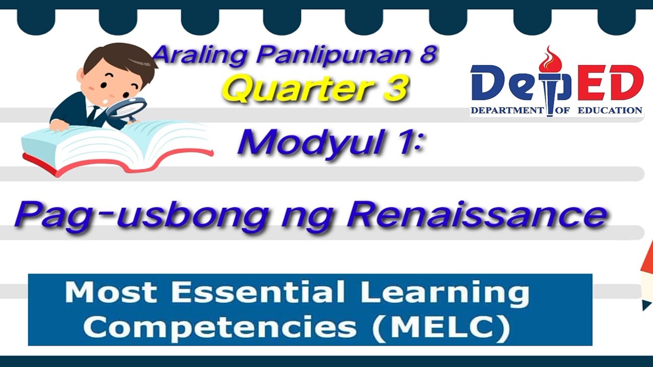 Araling Panlipunan 8 Quarter 3 Modyul 1: Pag-usbong ng Renaissance ...