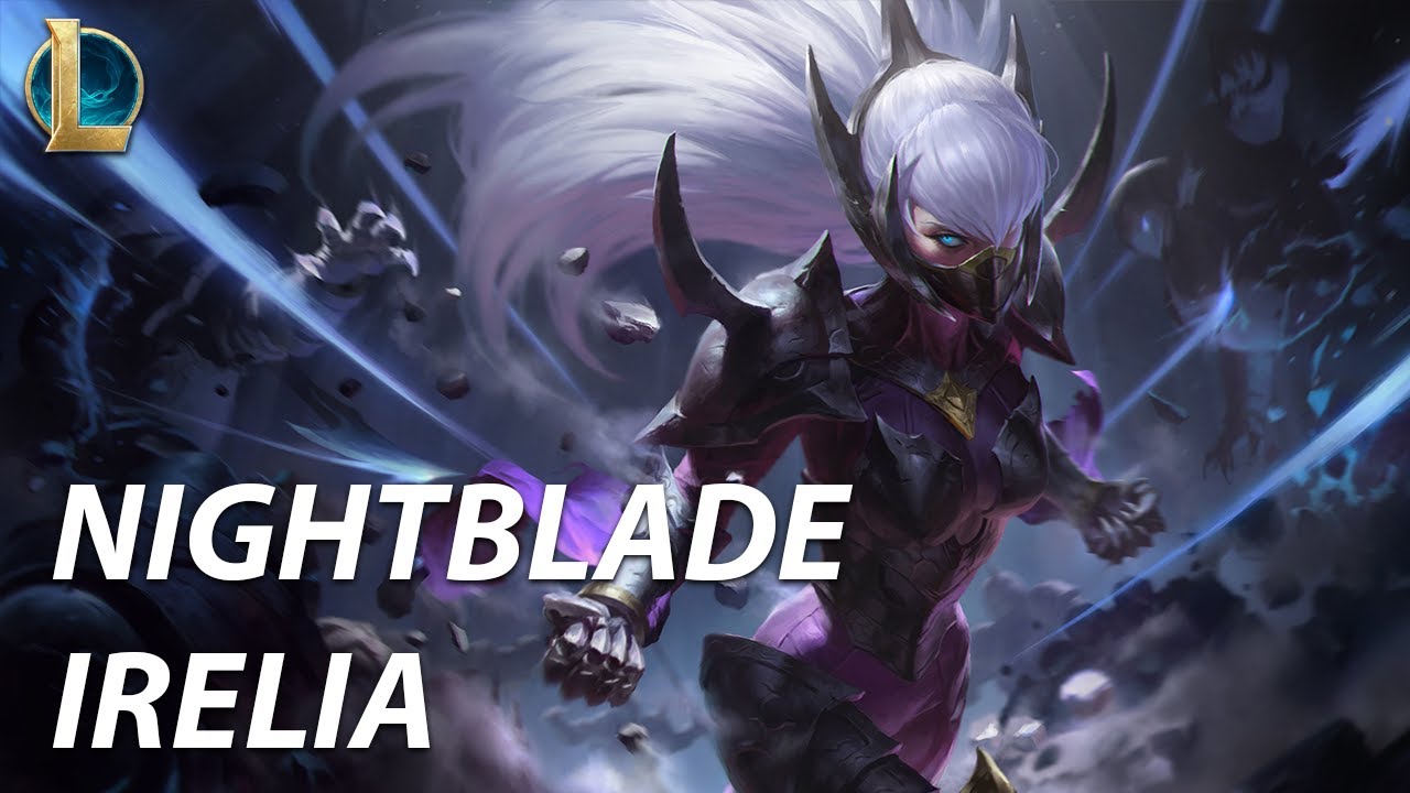 Nightblade Irelia Skin Spotlight from League of Legends - YouTube
