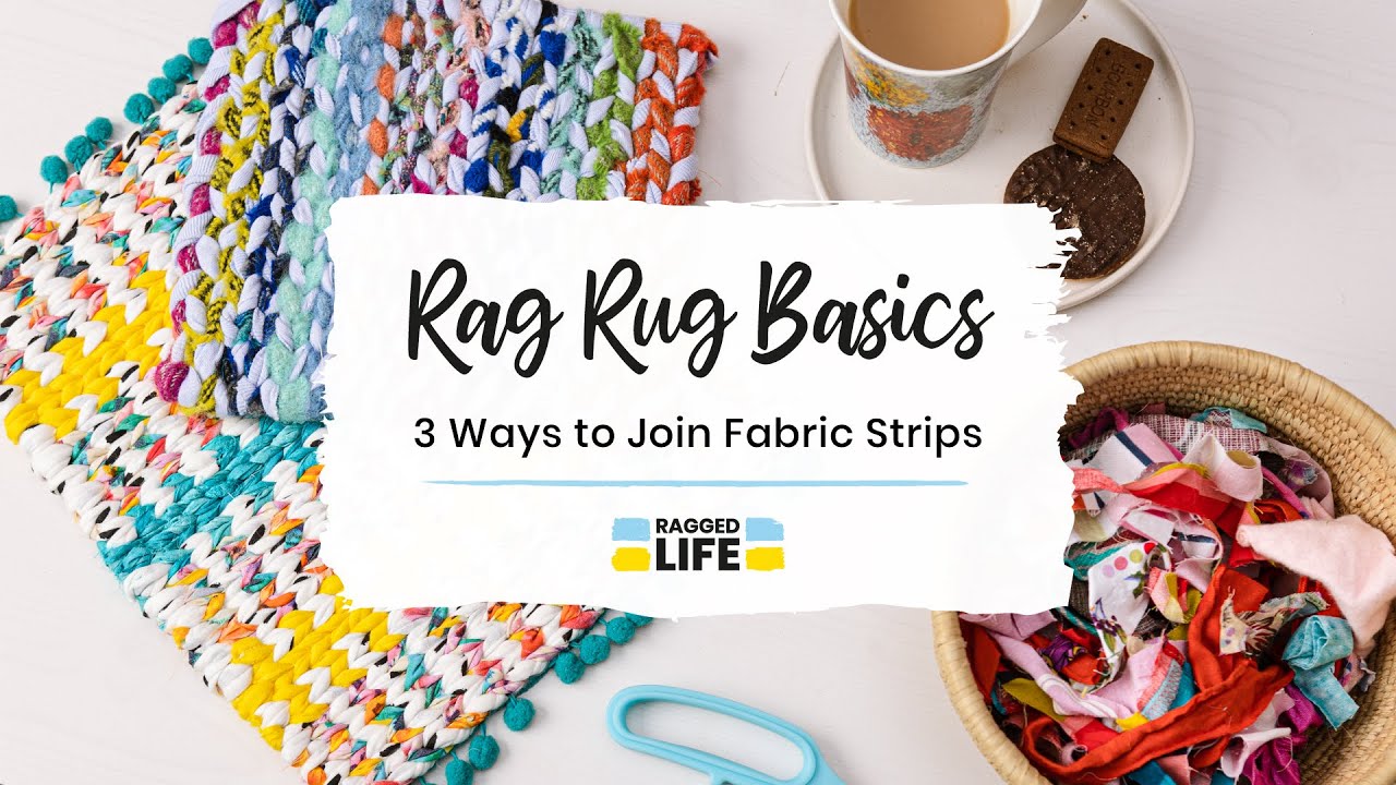 3 Easy Ways to Join Fabric Strips Together to Make a DIY Rug - Sew & No ...