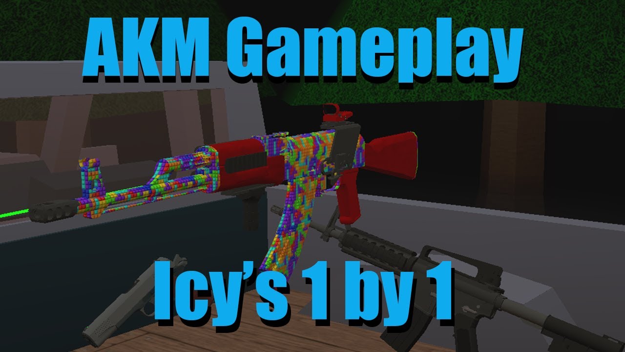 AKM Icy's 1 by 1 Phantom Forces - YouTube