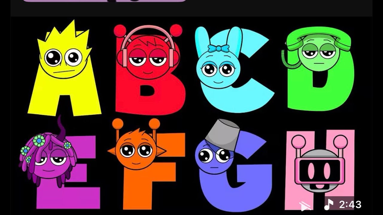 ABC Song | Sprunki Alphabets & Phonics Song | Sprunki Alphabet Song ...