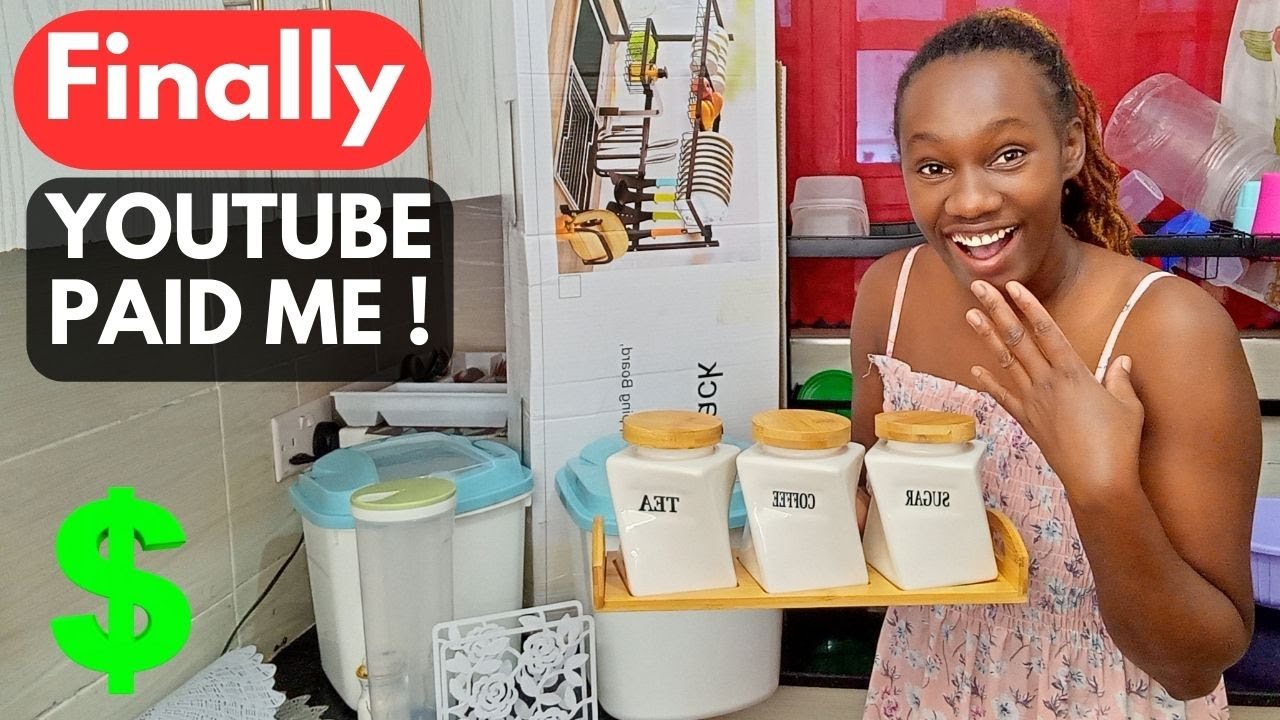 WHAT I BOUGHT WITH MY FIRST YOUTUBE PAY CHECK - YouTube