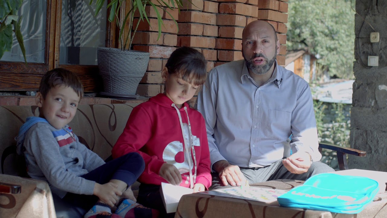 UNICEF visit to family with many children in village Omalo, Pankisi ...