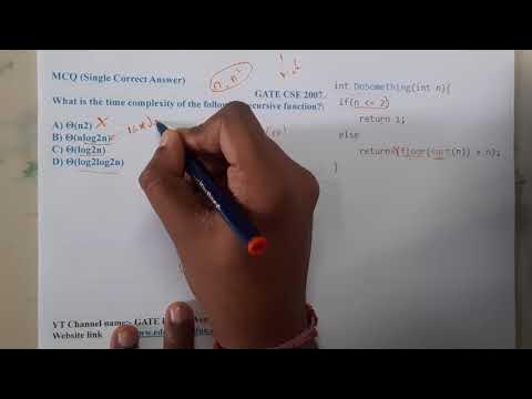 GATE CSE 2007 Q ||Algorithms || GATE Insights Version: CSE - YouTube