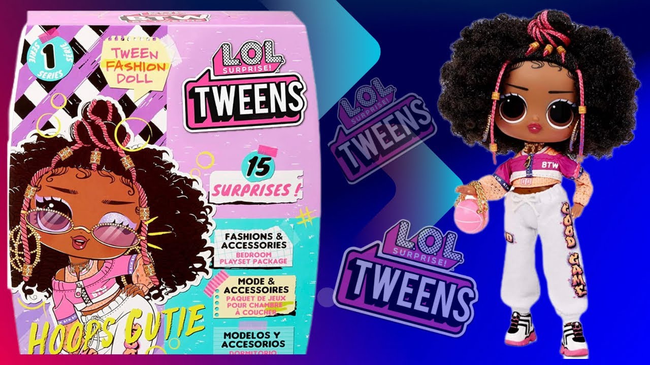 ASMR Lol surprise tweens HOOPS CUTIE unboxing🤩 Her new sneakers arrived ...