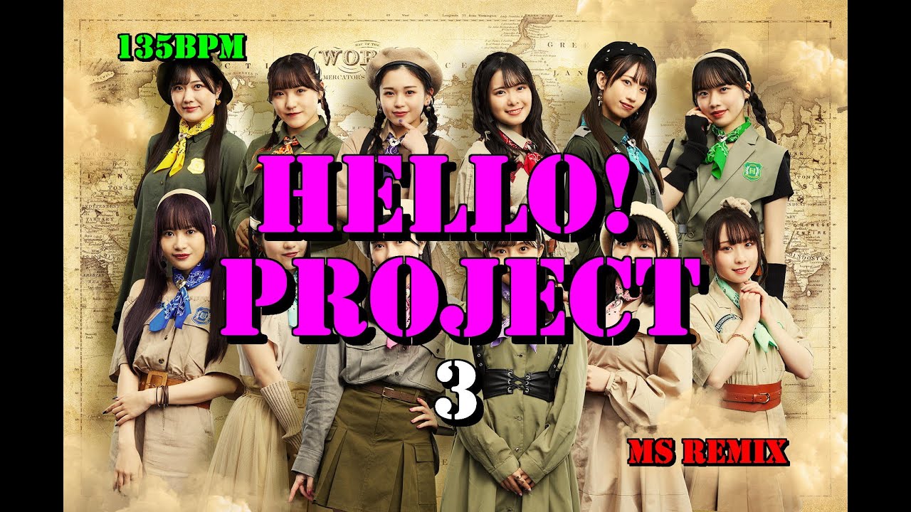 Hello! Project 3 MS Remix【135BPM】Nonstop 32 Count Dance Music - YouTube