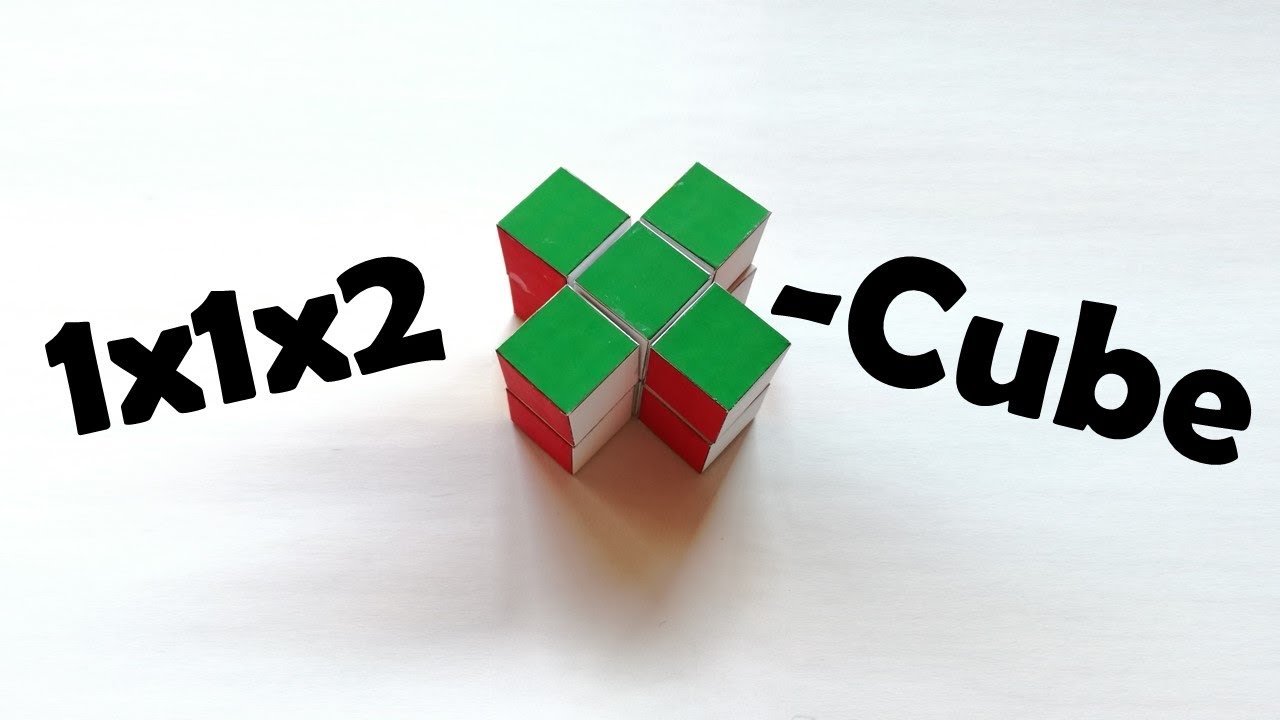 Paper 1x1x2 X-Cube - YouTube