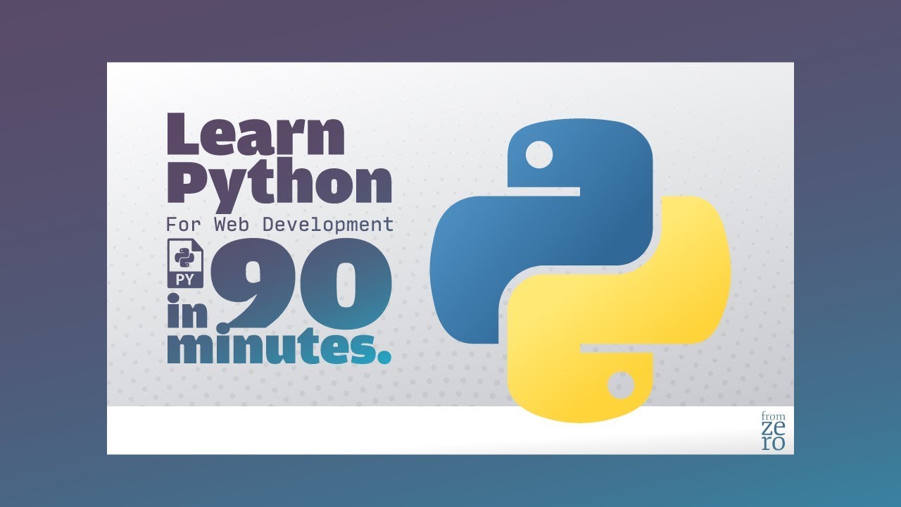 Learn Python In 90 Minutes Youtube 5625
