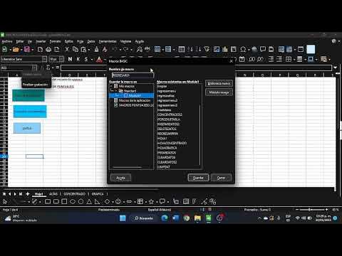 como realizar macros en libre office calc - YouTube