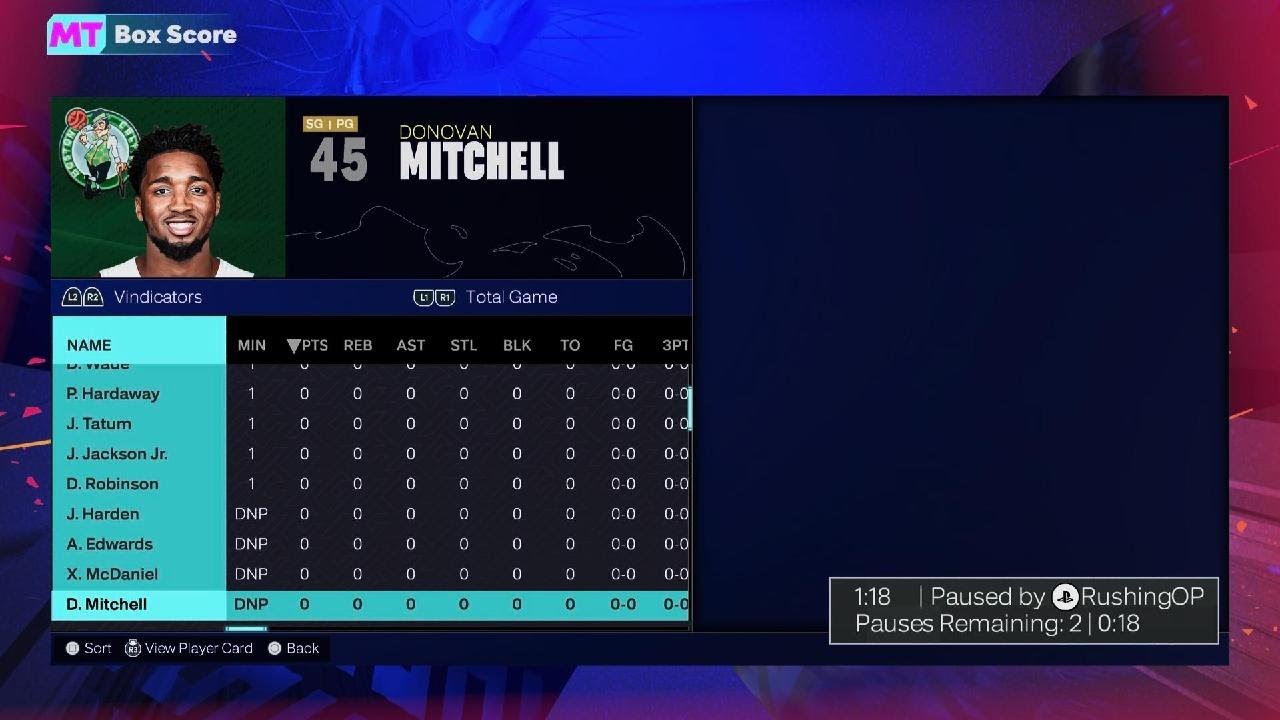 2k25 Showdown with new squad - YouTube