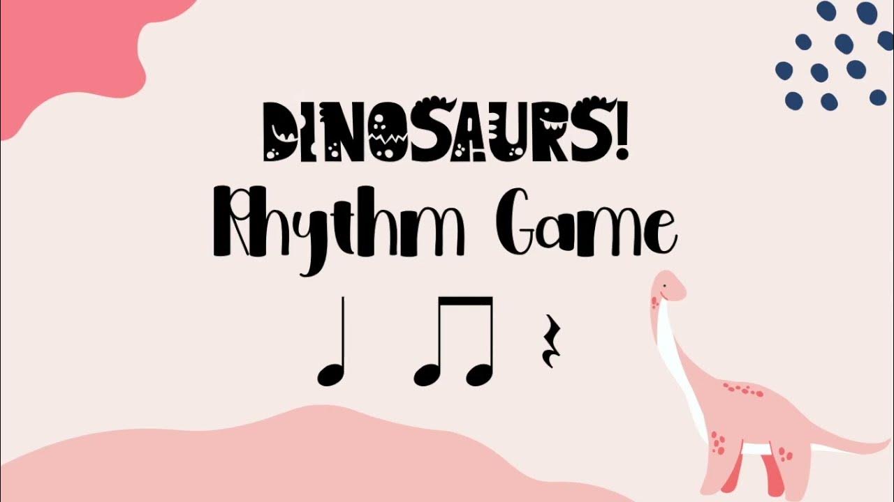 Dinosaur Rhythm Game--Listening Game for Beginning Rhythm Readers - YouTube