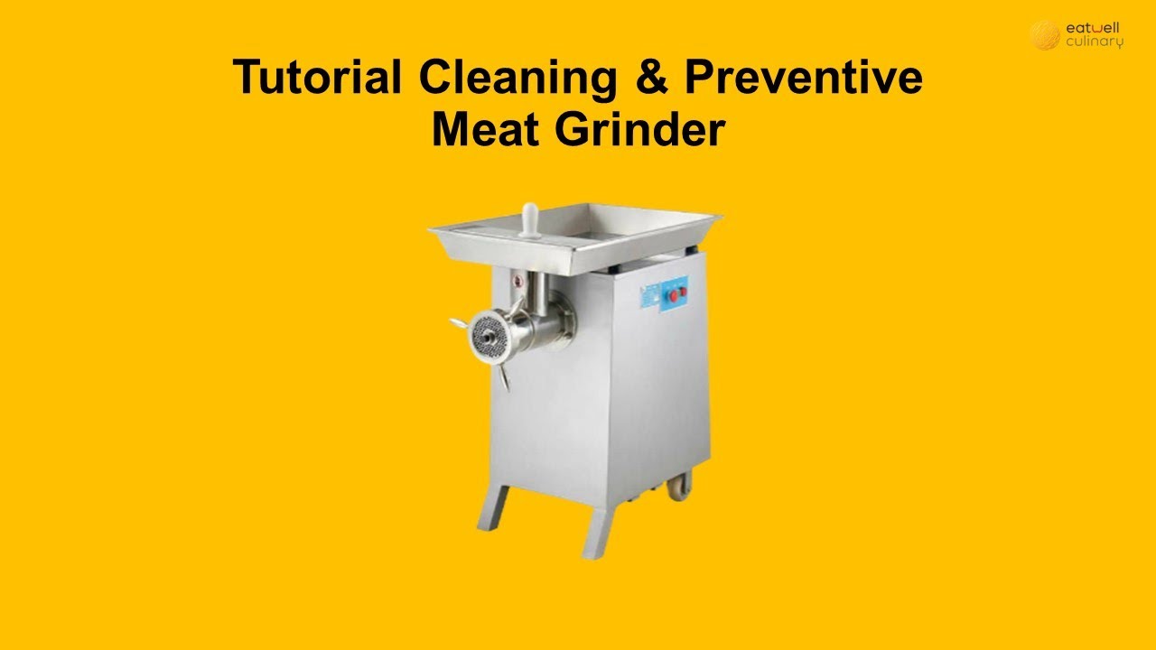 Tutorial Preventive & Cleaning Meat Grinder - YouTube