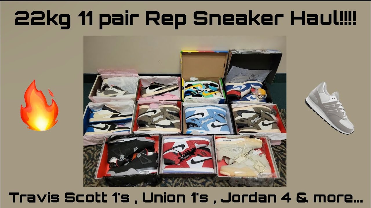 22KG Rep Sneaker Haul Unboxing - YouTube