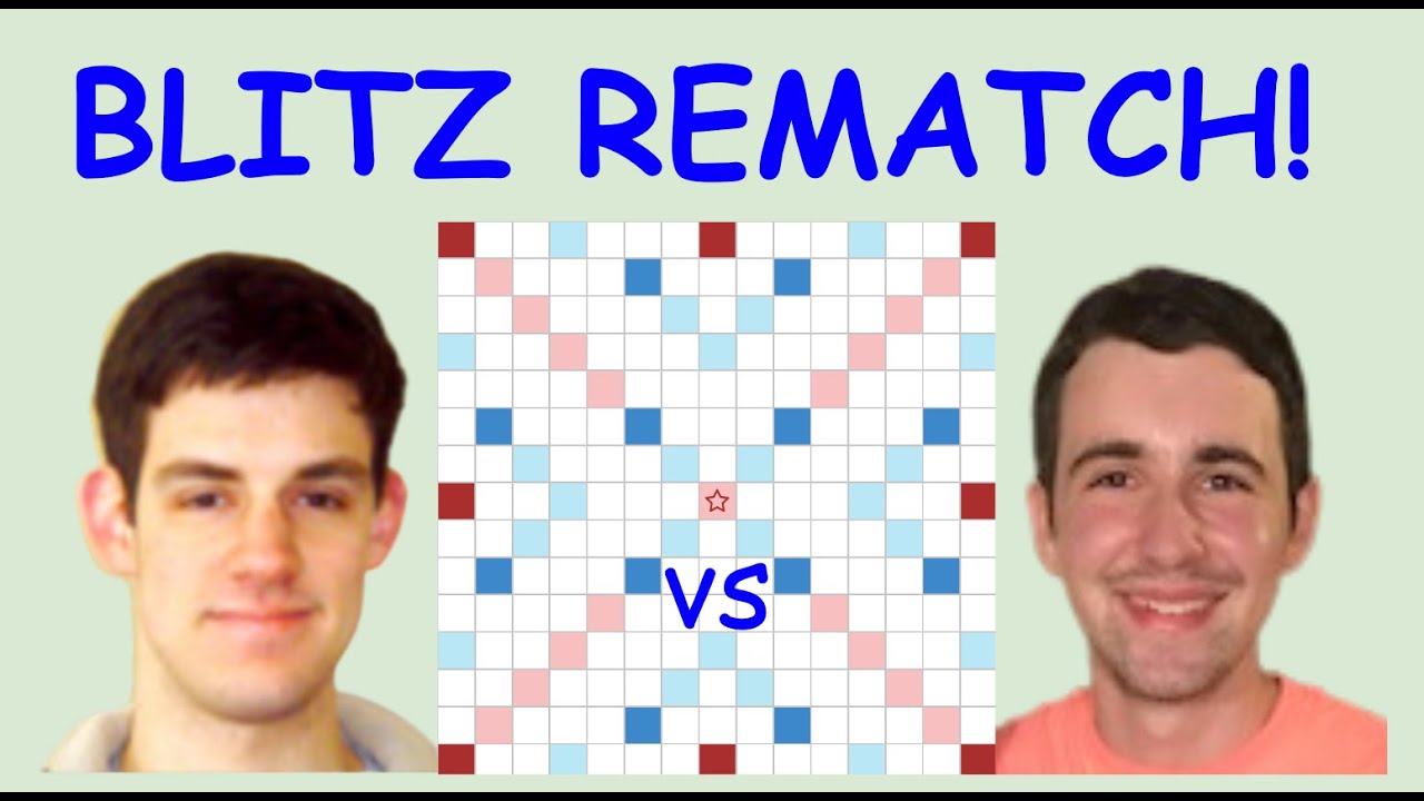 Blitz Scrabble rematch vs. Joey Mallick! - YouTube