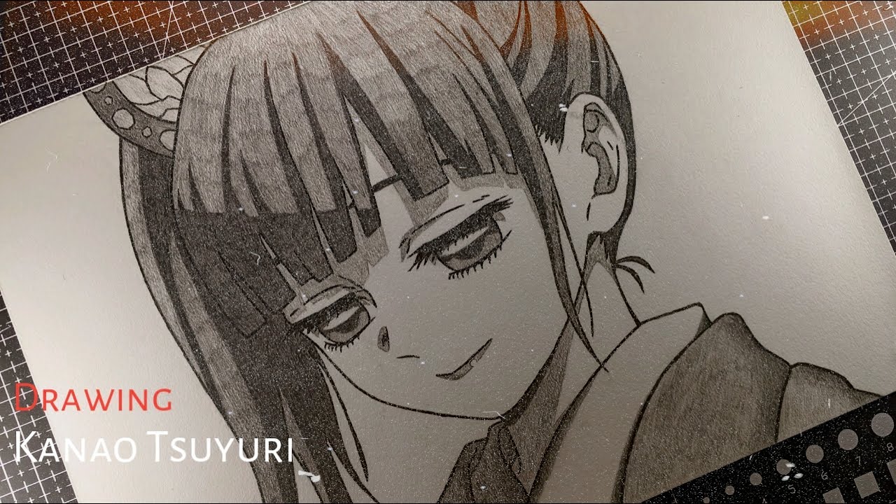 Drawing Kanao Tsuyuri - Kimetsu No Yaiba #quickdrawing - YouTube