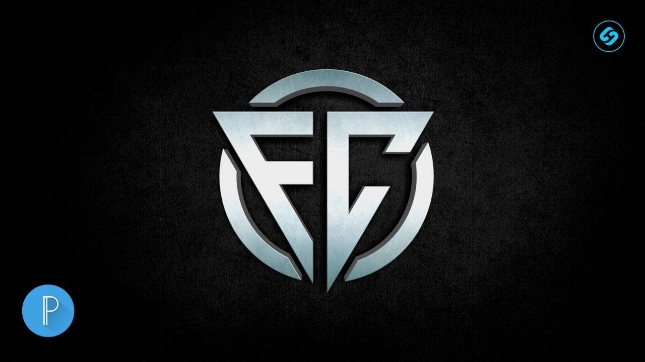 professional logo design | how to edit 3D logo | FC logo - YouTube