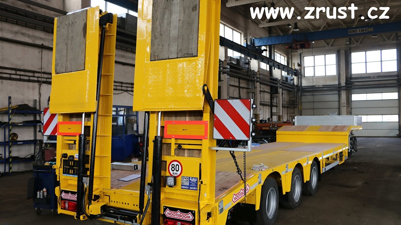 Nooteboom OSD 48-03 přestavba a modernizace podvalníku - YouTube