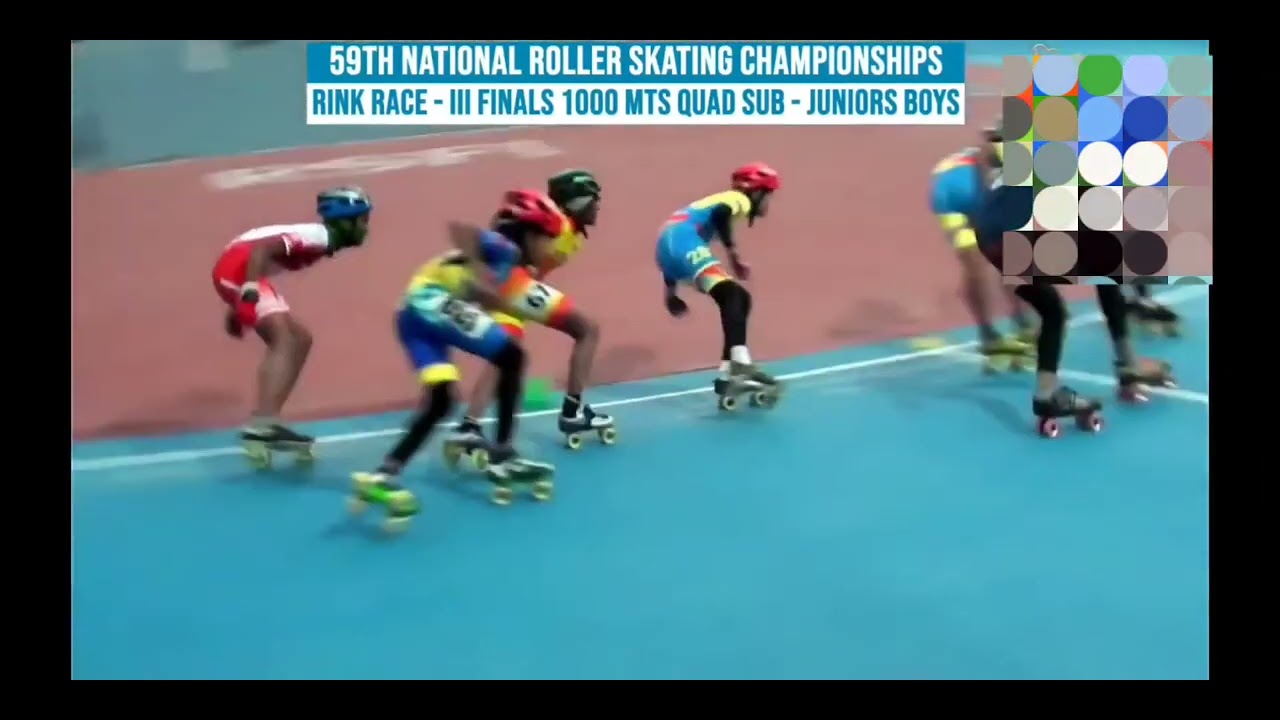 11-14 Boys Quads 1000 mt Rink race RSFI National 2021 Chandigarh - YouTube