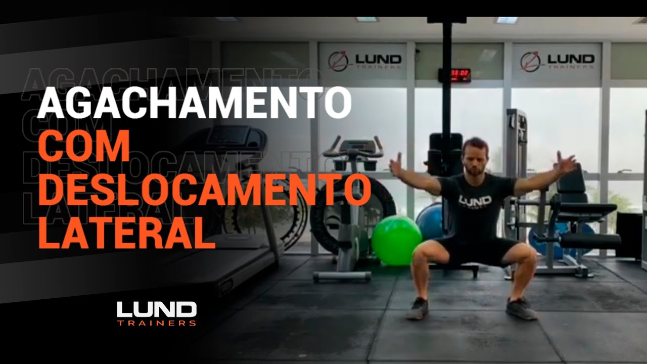Agachamento com deslocamento lateral - YouTube