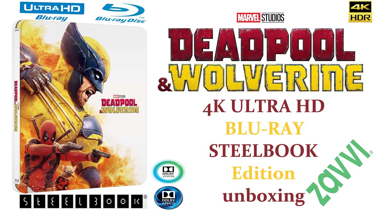 DEADPOOL & WOLVERINE - 4K Ultra HD Blu-ray (Wolverine) STEELBOOK ...
