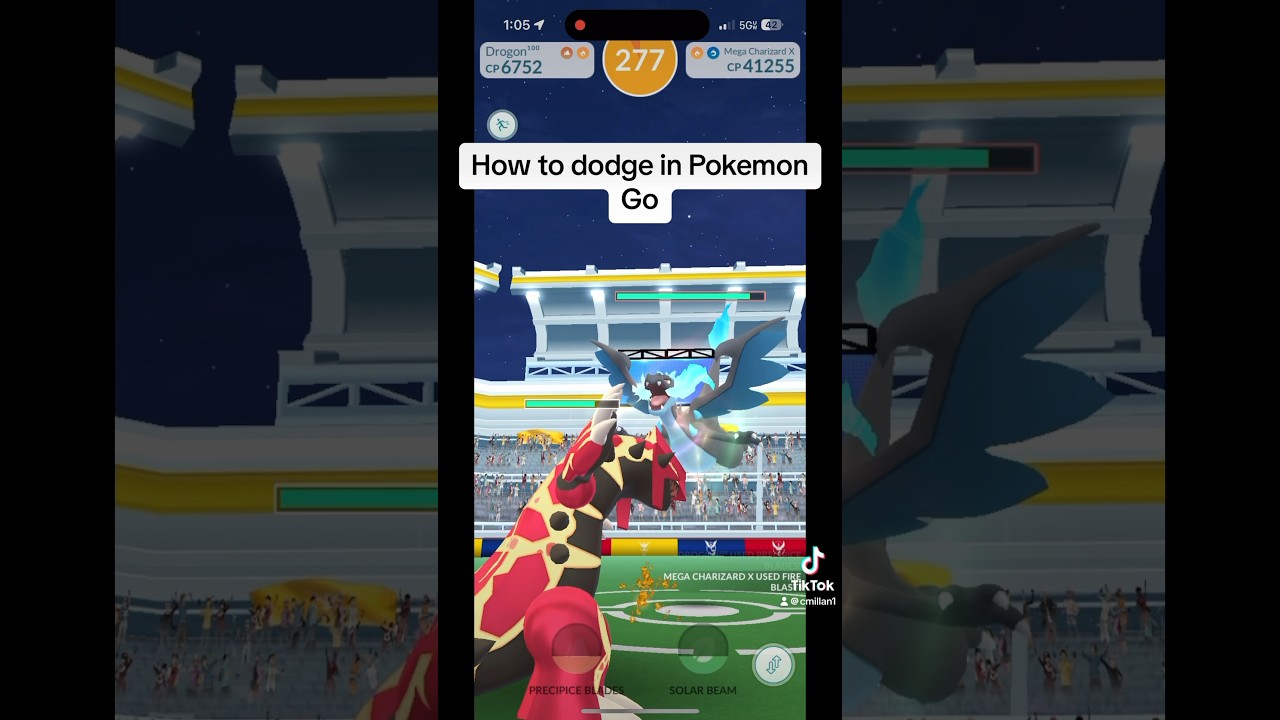 How to Dodge in Pokemon Go Raids - YouTube