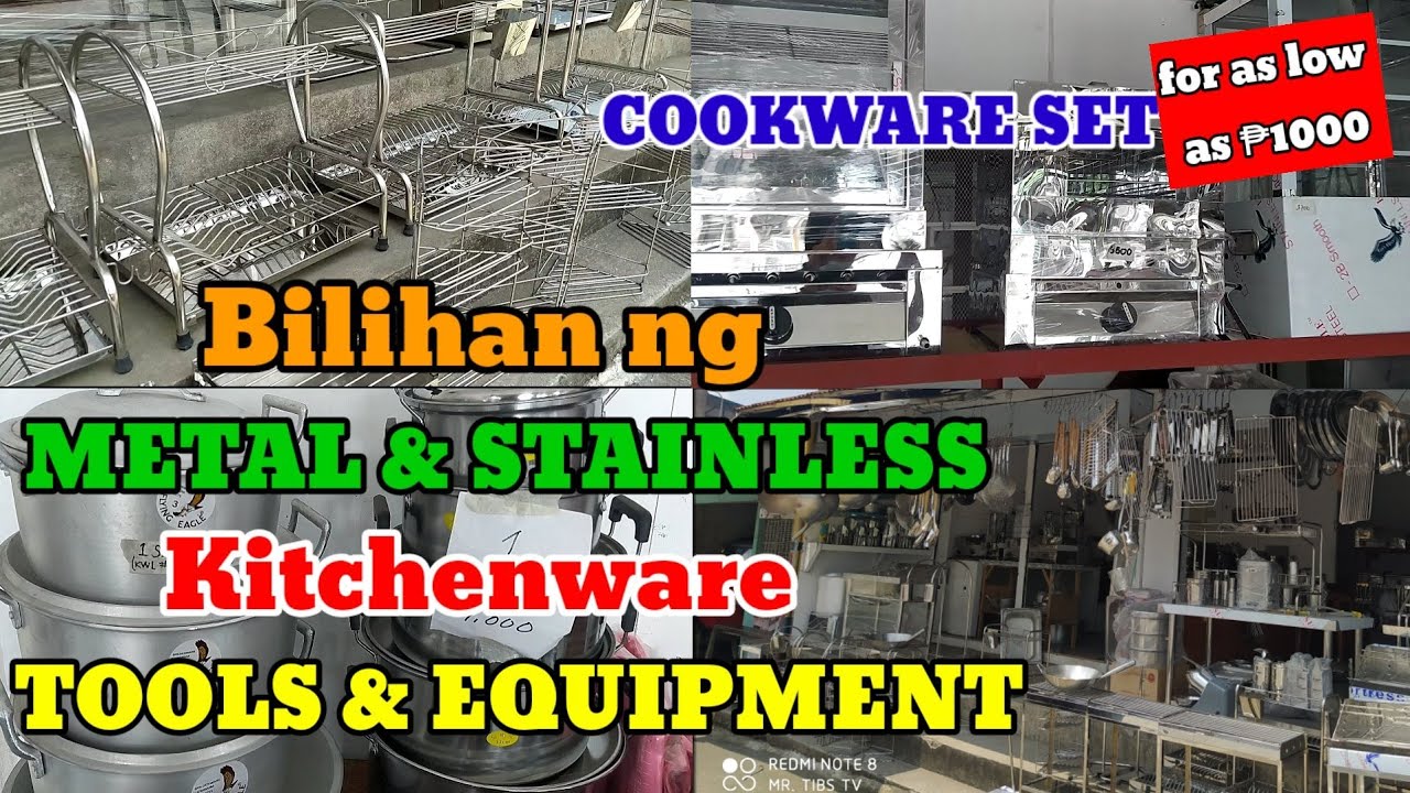 Bilihan ng Metal at Stainless Kitchenware Set,Tools & Equipment ...