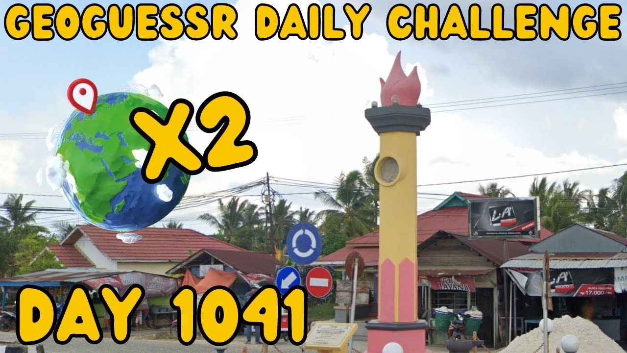 Double Geoguesser! Geoguessr daily challenge day 1041! - YouTube