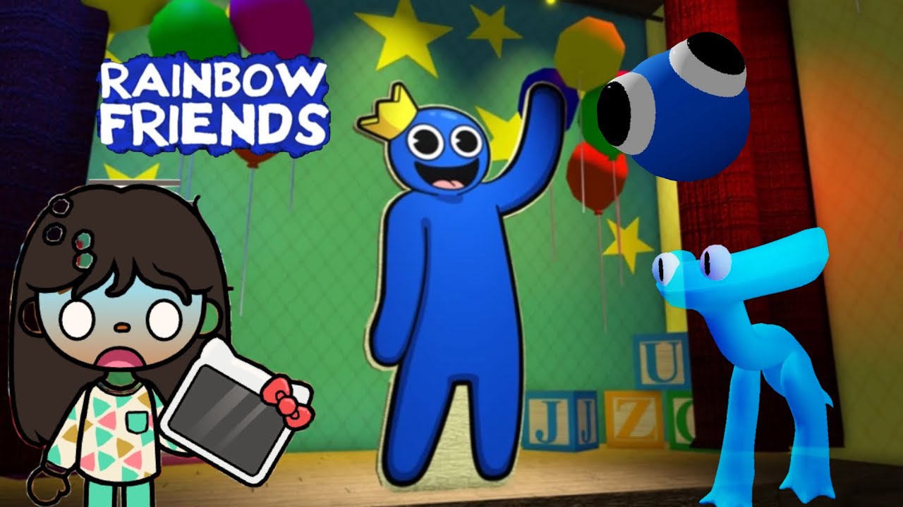 I play rainbow friends with Llily for the first time |*with voice ...