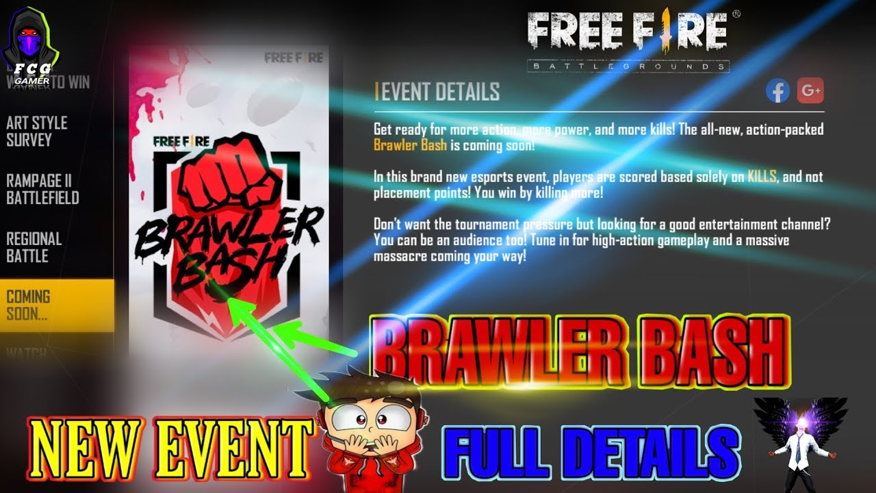 What is Brawler Bash Event Free Fire | kya hoga Brawler Bash Event Mya ...