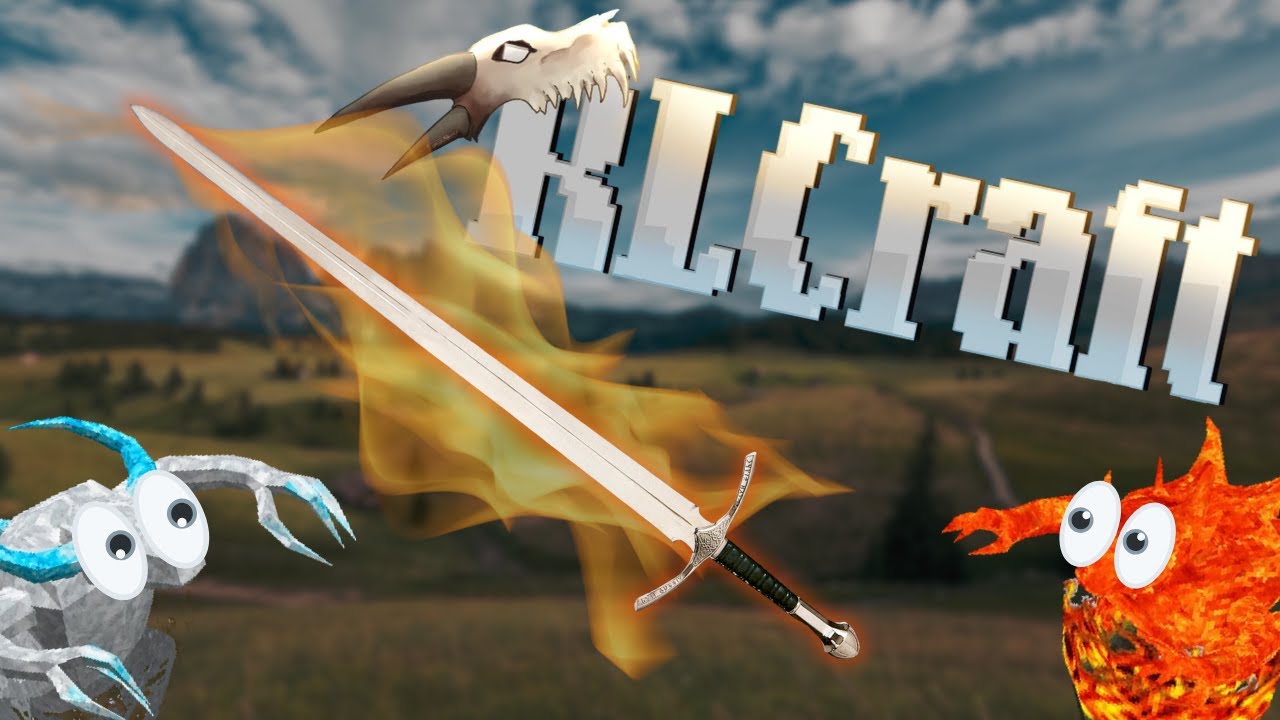 Crafting the Flaming Dragon Sword in RLCraft - YouTube