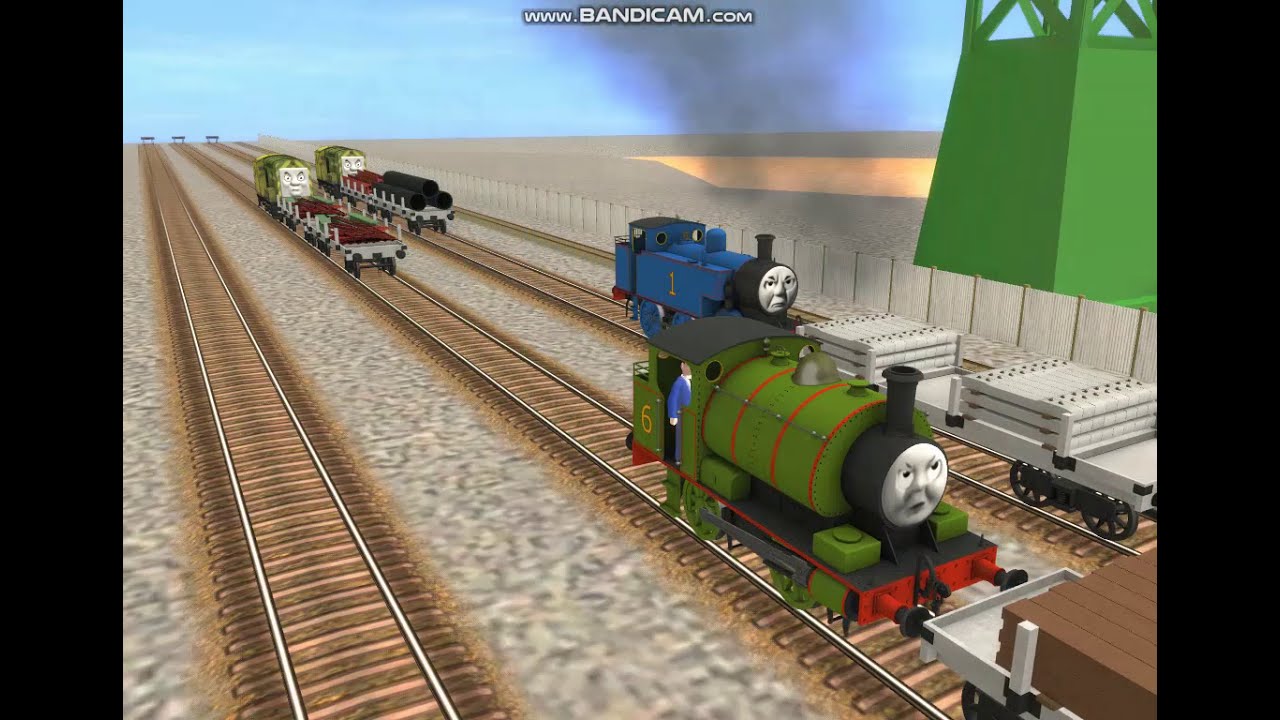 arry and bert bang thomas and percy trainz remake clip - YouTube