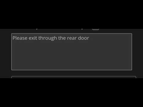 please exit through the rear door announcement of buses from NYCT & MTA ...