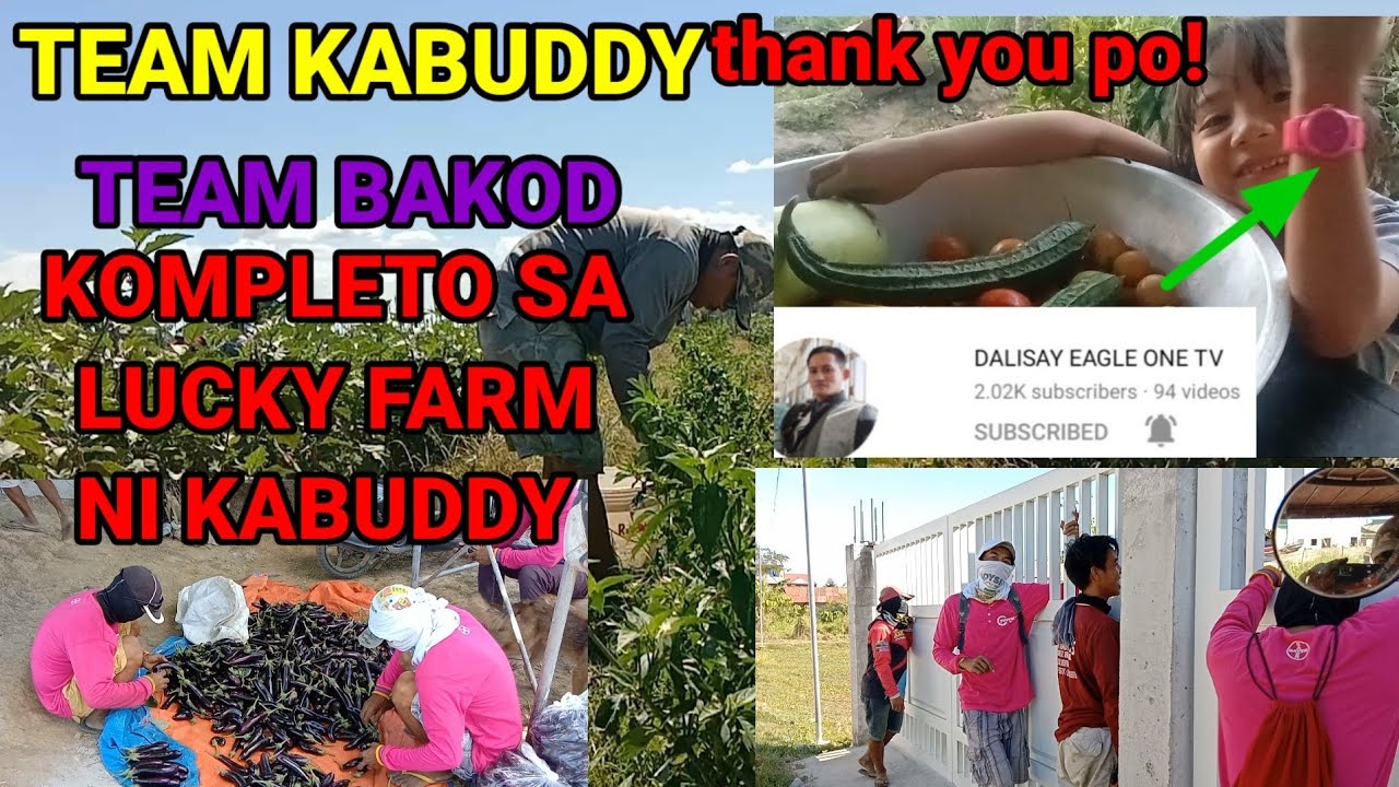TEAM BAKOD TEAM KABUDDY KOMPLETO SA LUCKY FARM NI KABUDDY MACKI MOTO ...