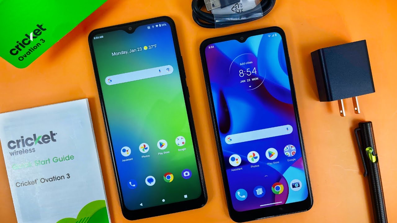 Cricket Ovation 3 vs Motorola Moto G Pure - YouTube