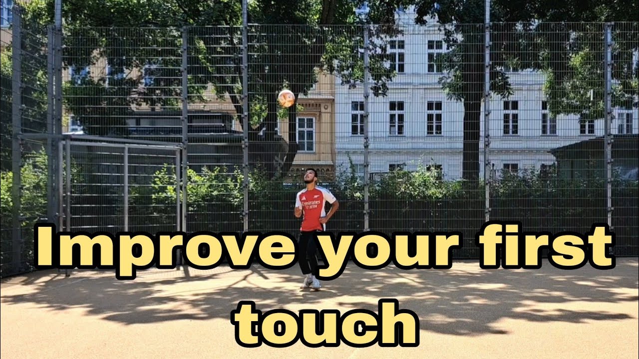 3 drills to improve First touch - YouTube