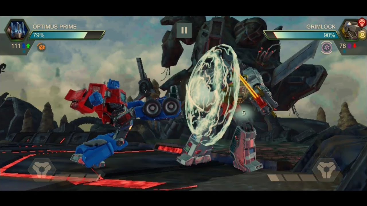 Transformers || Optimus Prime VS Grimlock Gameplay - YouTube