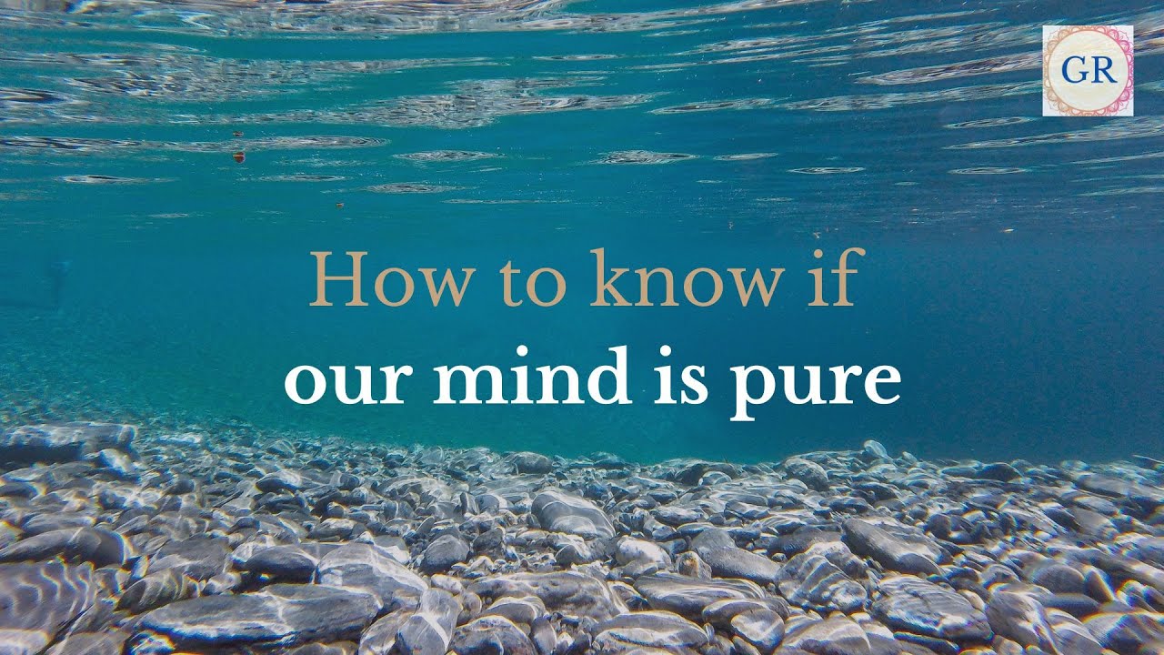 How to know whether our mind in pure? | Self-awareness | Values ...