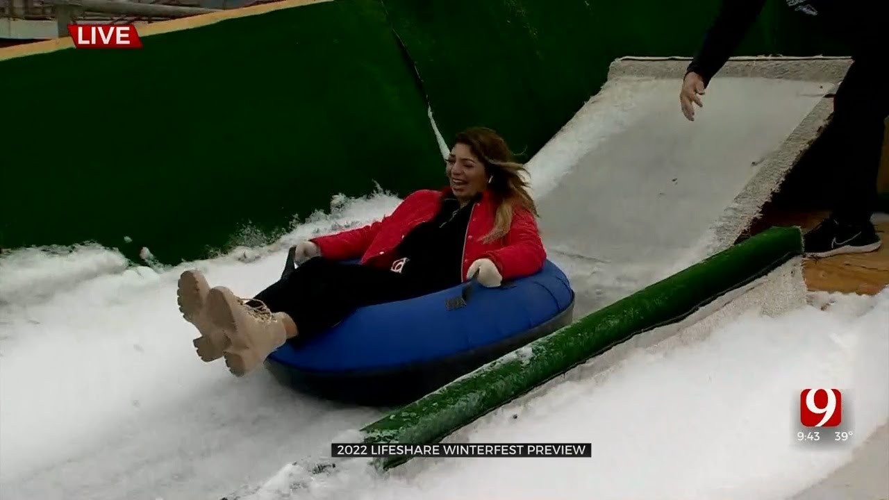 Natalie Cruz Rides The Slopes In Bricktown - YouTube