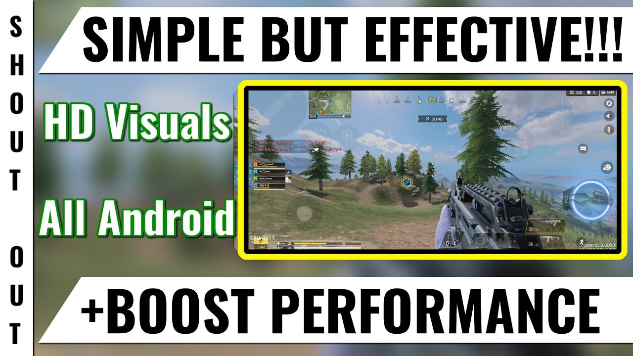 BOOST FPS and GRAPHICS using this SIMPLE TRICK | ALL ANDROID | CALL of ...