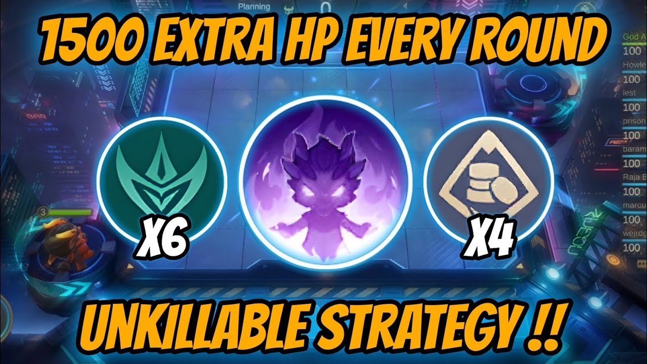 Unkillable Strategy Unlimited Health | 1.5k Extra HP Every Round ...