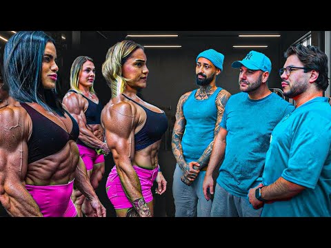 Mulheres Musculosas vs Homens Comuns (quem é mais forte?)