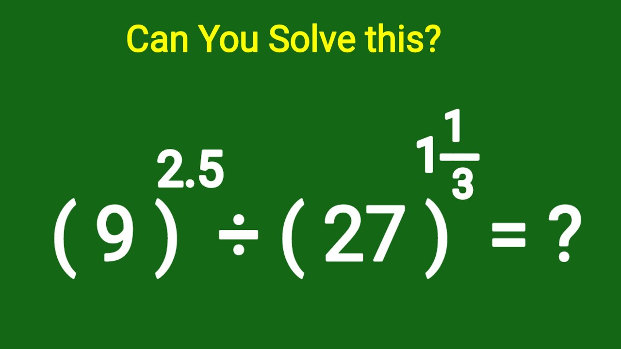 How Good Your Math || Take a Challenge to Solve this #maths #quiz # ...