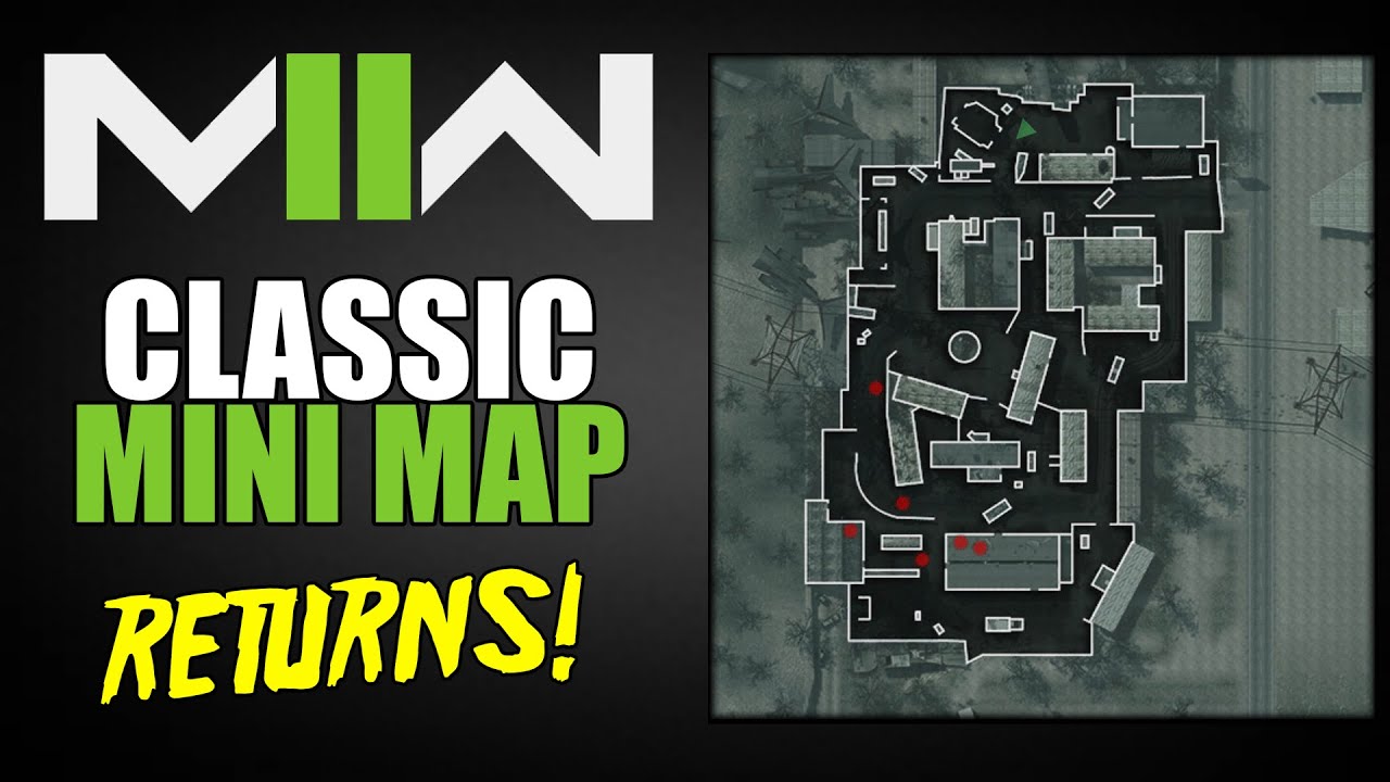 The CLASSIC Mini Map IS IN Modern Warfare 2 (COD MWII Classic Mini Map ...