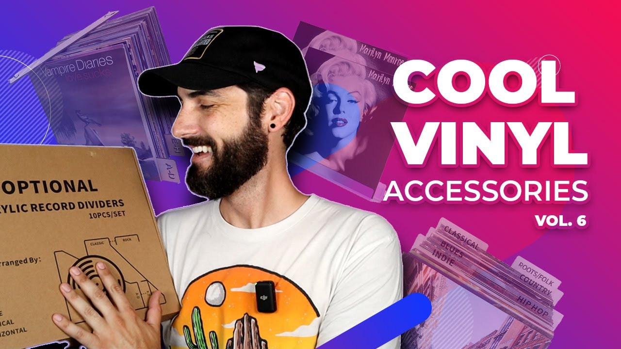 Cool Vinyl Accessories Vol 6. - Record Mounts, Dividers and More - YouTube